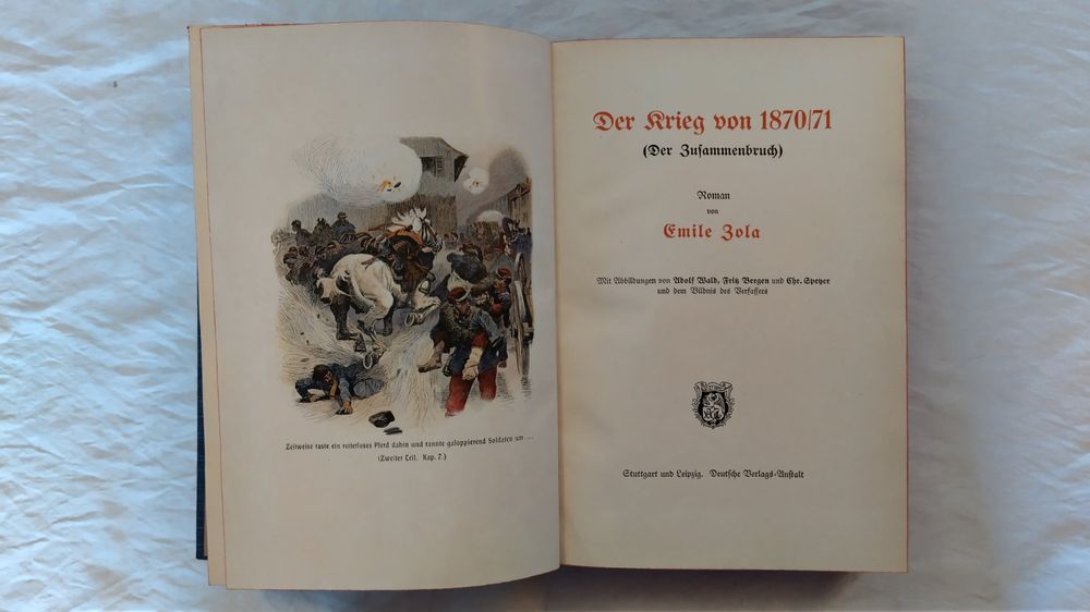 Der Krieg von 1870-71 / Emile Zola / Buch ±1900 ab Fr. 18.- (Gebraucht) in Bellach für CHF 41 ...