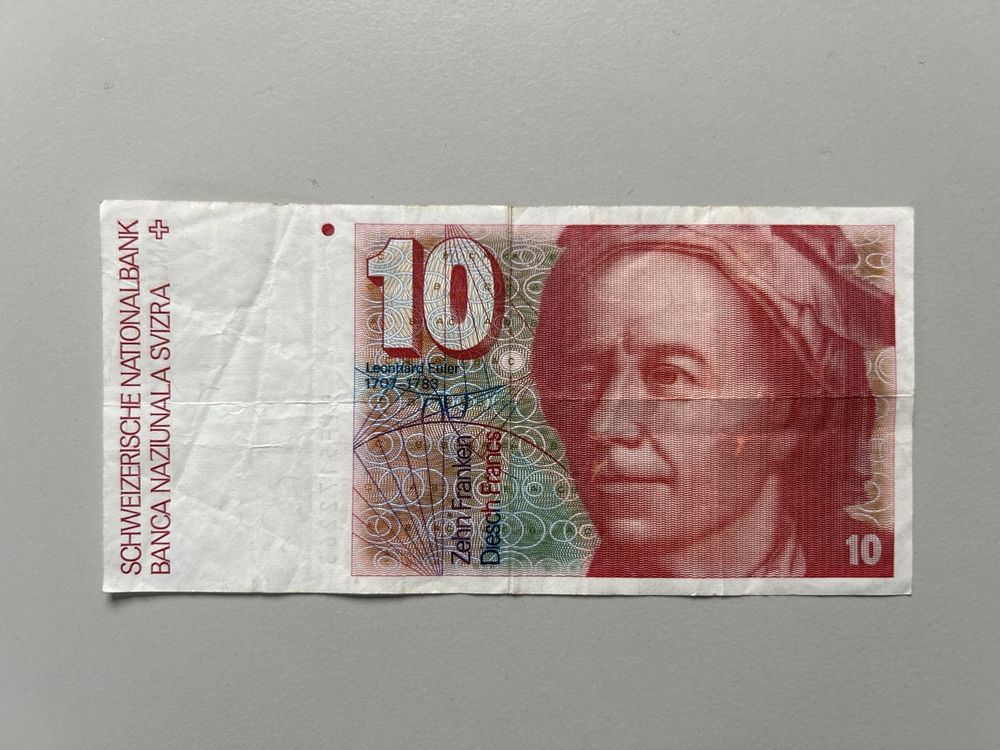 alte 10 Franken Banknote (Gebraucht) in Sattel für CHF 10 – mit Lieferung auf Ricardo kaufen
