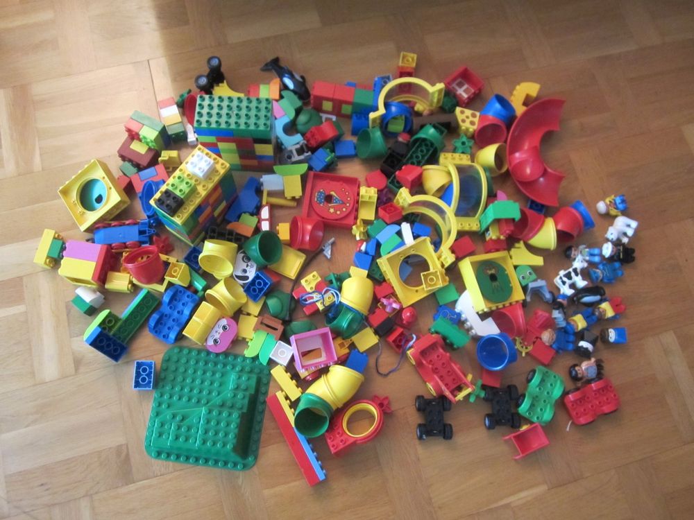 Grosser Sack Lego Duplo(5 KG) Steine Figuren Tiere+Versch. (Gebraucht ...