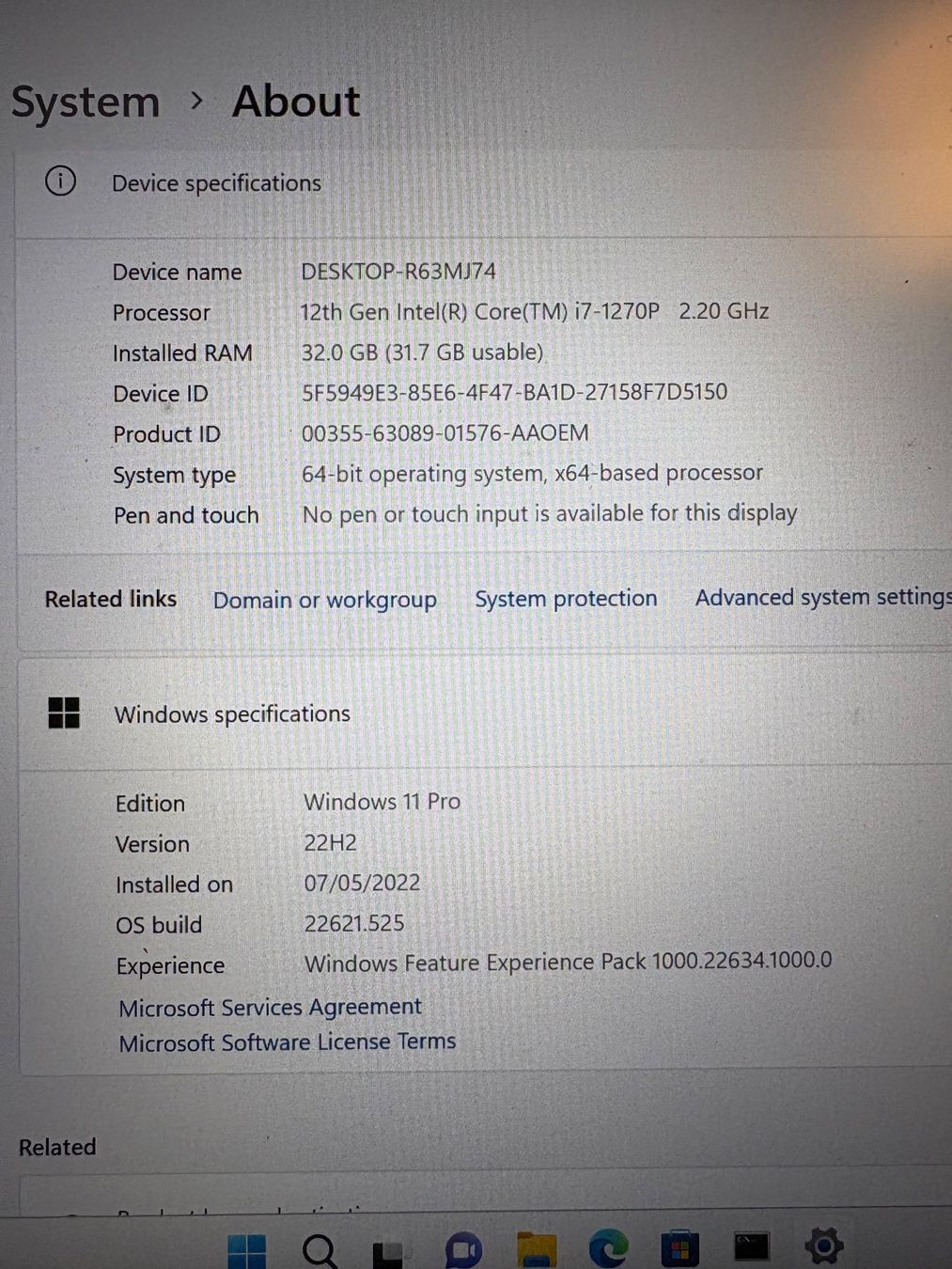 ThinkPad T14s Gen3/ 32 vPro i7 12th vPro/ 512/ W11/ CH Gerät (Gebraucht ...