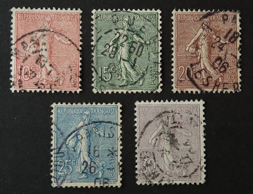 Frankreich-Mi 108-112 Satz (1903) (Gebraucht) in Hittnau für CHF 2 – mit Lieferung auf Ricardo ...