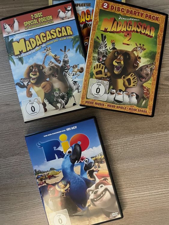 Dvd rio und 2 madagaskar | Kaufen auf Ricardo