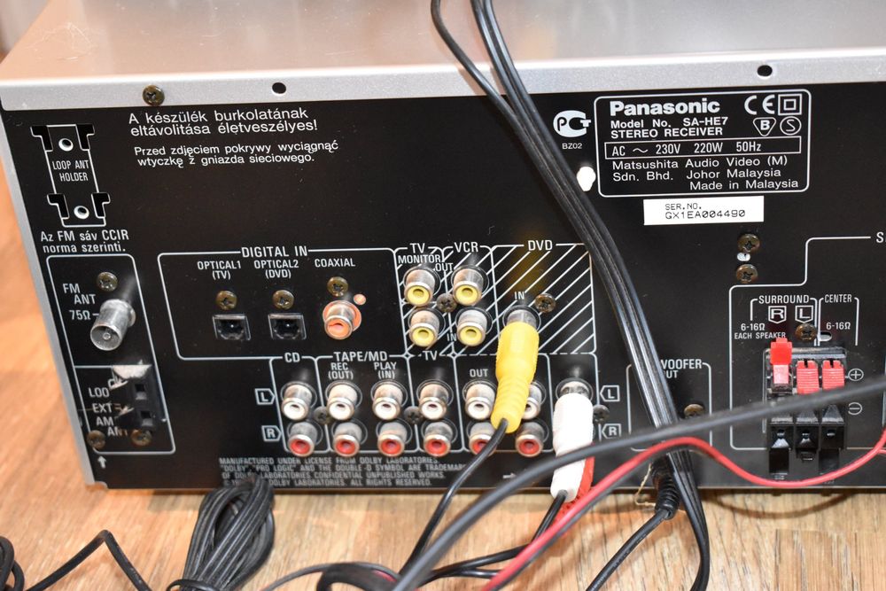 Panasonic Surround System mit 5 Boxen, DVD und Subwoofer (Gebraucht) in ...