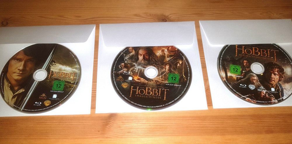 DER HOBBIT TEIL 1-3 BLU-RAY (Gebraucht) in Zürich für CHF 9 – mit ...