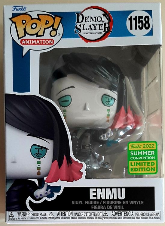Funko Pop Demon Slayer Enmu Summer Convention 2022 (Neu und ...