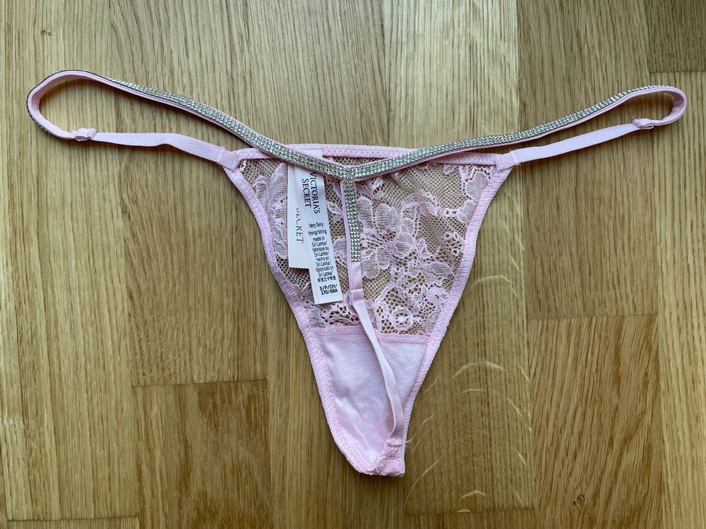 Victorias Secret Shine Strap V String Lace Thong S New Kaufen Auf