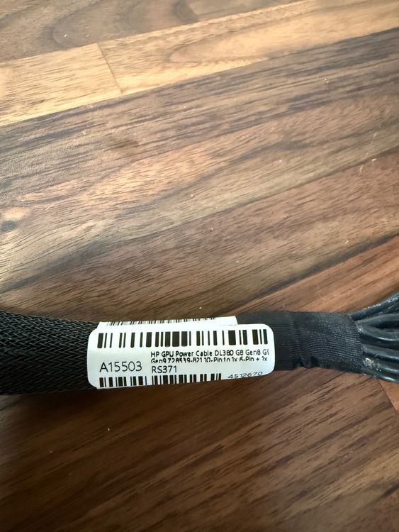 HP 10 Pin auf 1x6 Pin 1x8 Pin GPU Stromkabel (Gebraucht) in Teufenthal ...