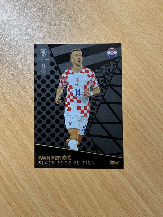 Topps Match Attax 2024 Euro Black Edge Edition Ivan Perisic (Neu ...
