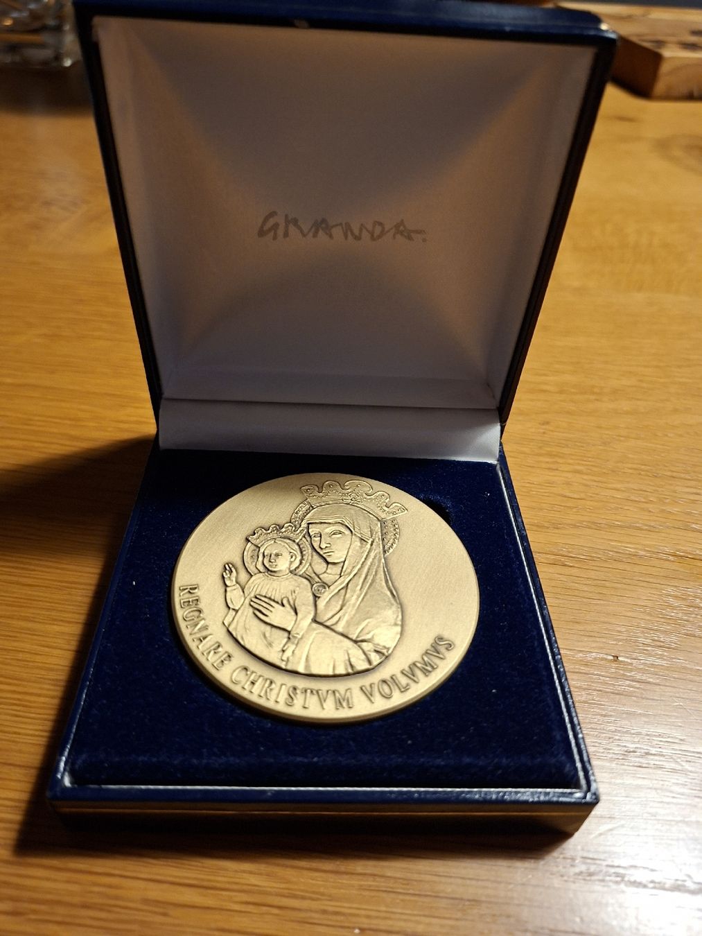 Gedenkmedaille Alvaro del Portillo, mit Etui top Zustand!! (Gebraucht ...