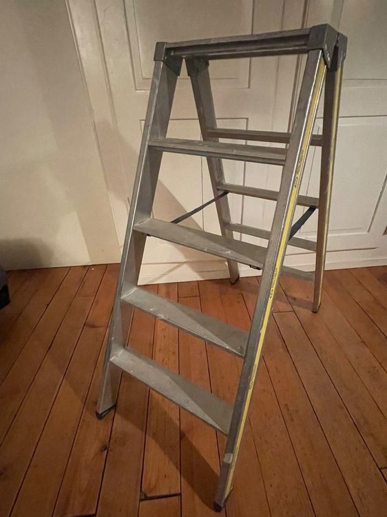 HB Systeme Typ 200 Doppelstufenleiter / Bockleiter Alu (Gebraucht) in ...