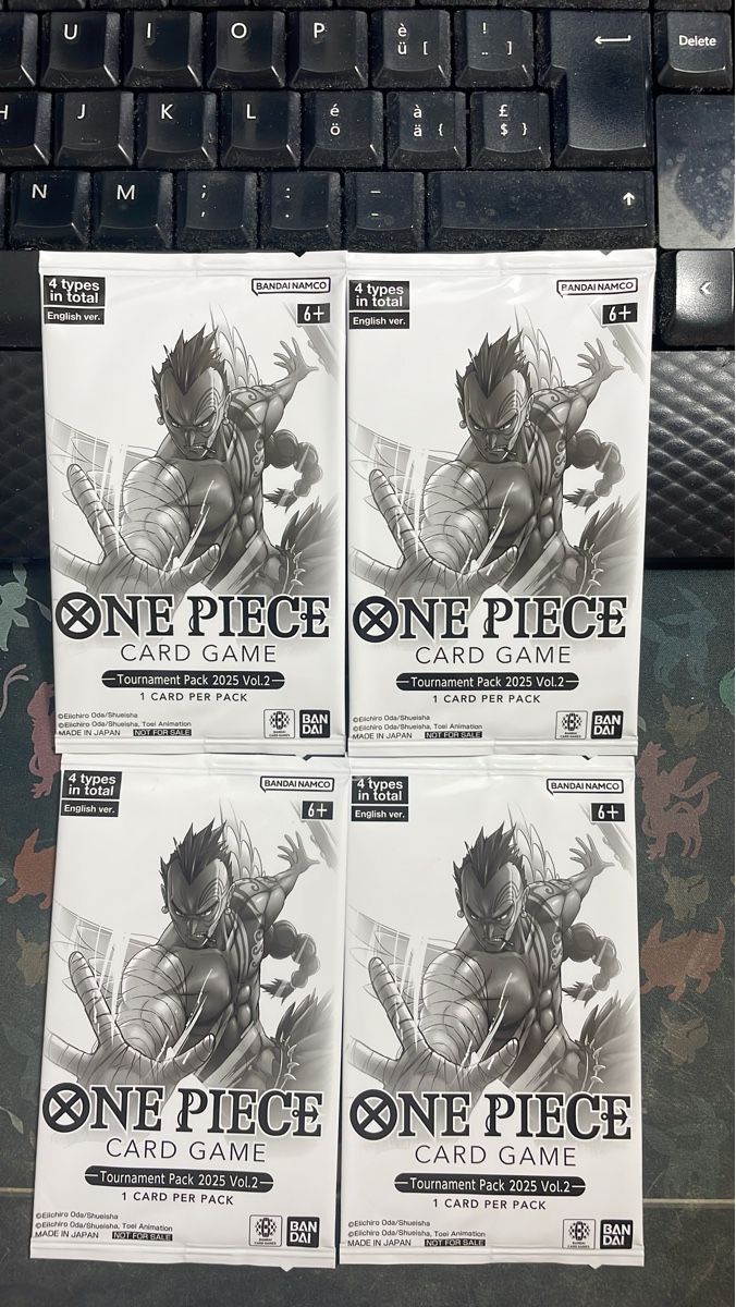 4x One Piece Card Game: Tournament Pack 2025 Vol.2 - Neu! (Neu und ...