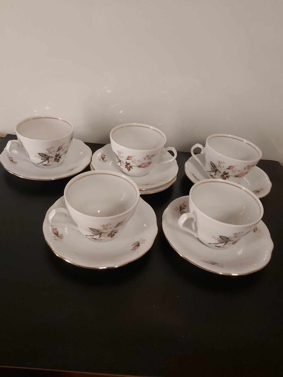 Vintage KAHLA Porzellan Kaffee- und Teetassen | Kaufen auf Ricardo