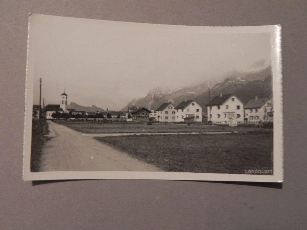 Echtphoto Karte Landquart GR Graubünden (Gebraucht) in Siebnen für CHF ...