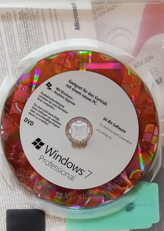 Windows 7 Pro 64 bit (Gebraucht) in Goldach für CHF 20 – mit Lieferung auf Ricardo kaufen