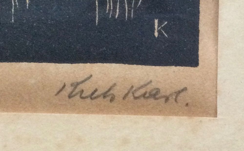 Karl KREBS (1880-1914) Holzschnitt Handsigniert (Gebraucht) in Root für CHF 5 – mit Lieferung ...