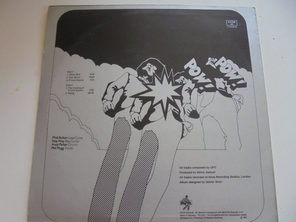 UFO 2 "Flying One Hour Space Rock " LP Deutschland 1976 (VG+ (Gebraucht ...