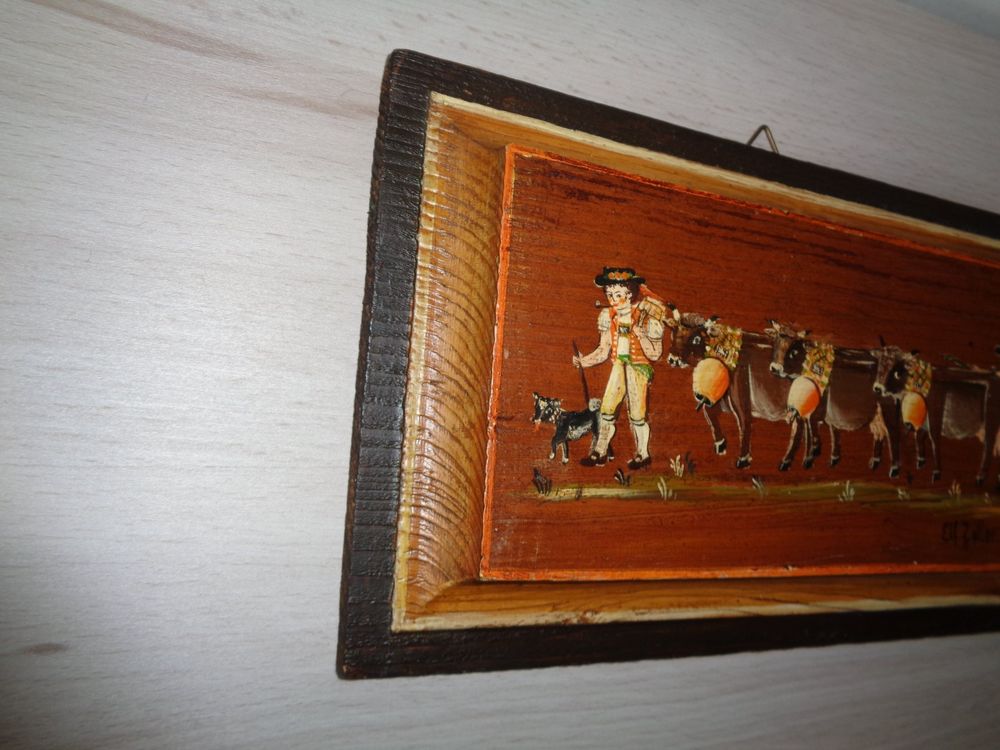 APPENZELLER ALPAUFZUG ELS ZELLER BAUERNMALEREI NAIVE MALEREI (Gebraucht) in Henggart für CHF 46 ...