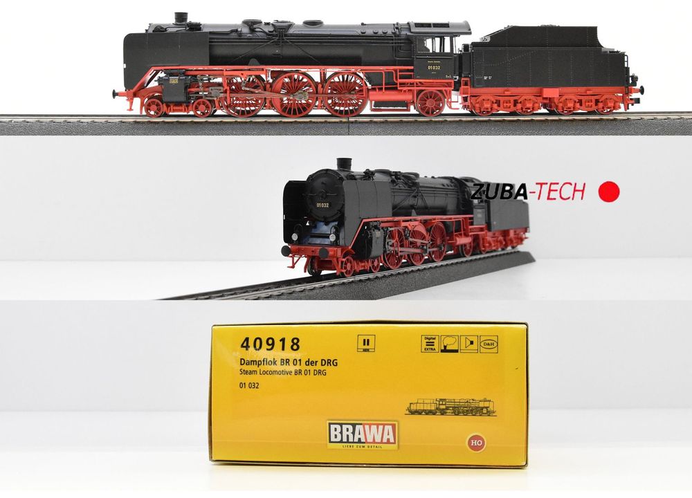 Brawa 40918 Dampflok BR 01 DRG, H0 GS Digital Sound | Kaufen auf Ricardo