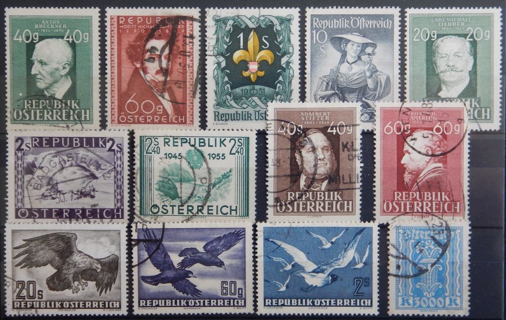 Österreich ex. Kat. 396-1016 gest. 1922/55 Kat. 90 Euro (Gebraucht) in Zürich für CHF 9 – mit ...