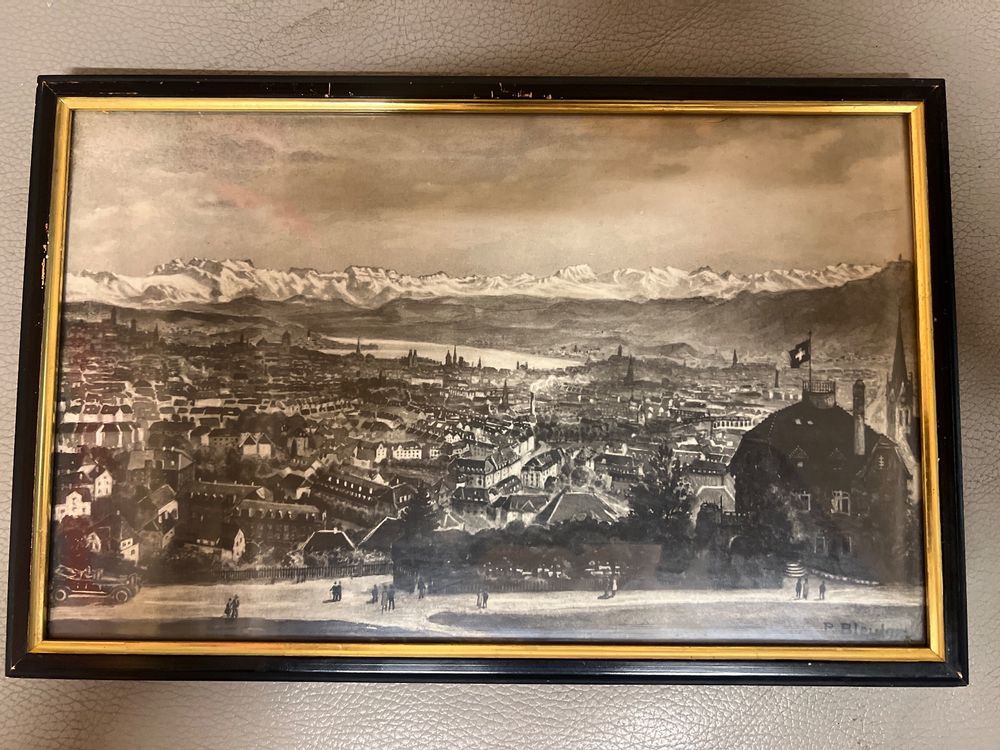 Schwarz weiss Aquarelle? von Paul Bleuler Bild (Gebraucht) in Rorschach ...