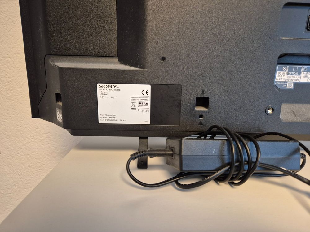 TV Sony Bravia Model No. KDL-40R485B (Gebraucht) in Mühlau für CHF 45 ...