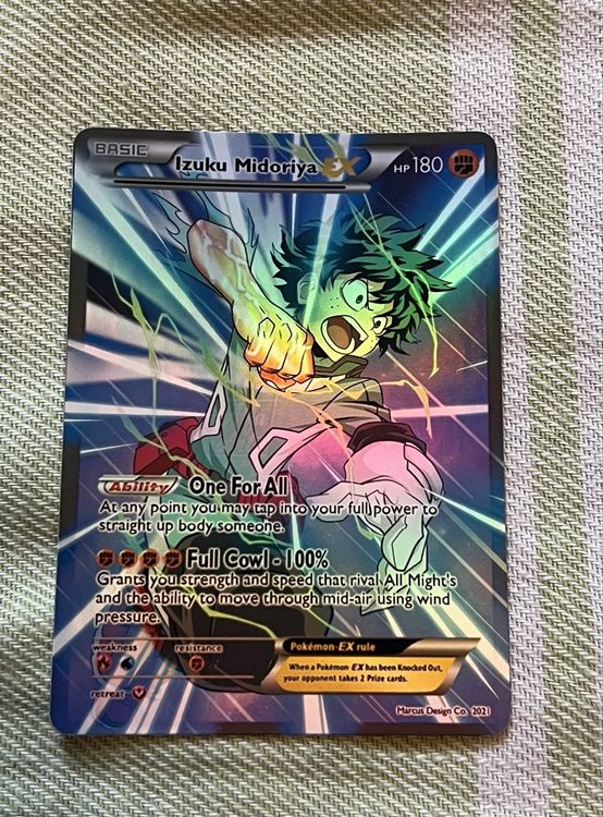 My Hero Academia - Izuku Midorya custom Pokémon Karte (Gebraucht) in ...