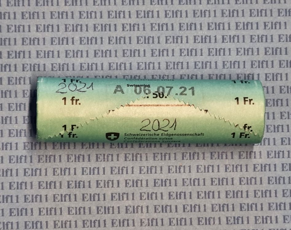 CHF___1.00 2021 Originalrolle mit 50 x 1 Franken 2021 | Kaufen auf Ricardo