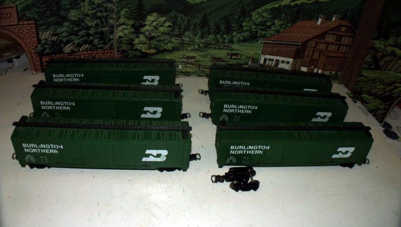 6 US 4 achs Güterwagen BN H0 GL/int 89 | Kaufen auf Ricardo