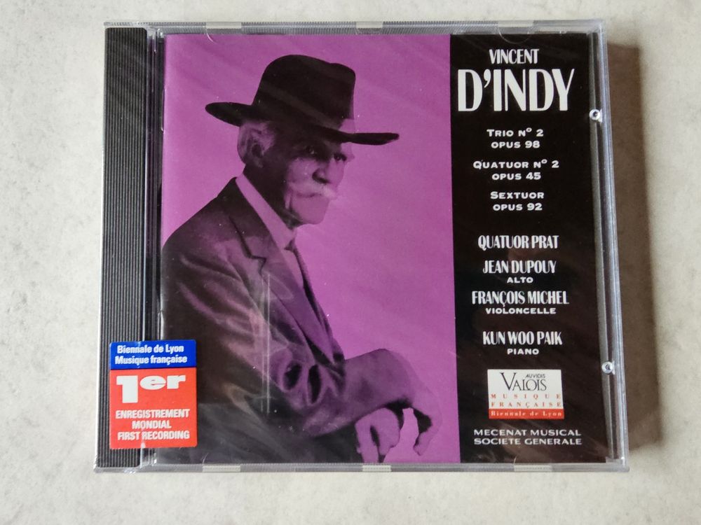 Vincent D'indy - Trio op. 98 Quatuor op. 45 / Fabrikneu (Neu und originalverpackt) in ...