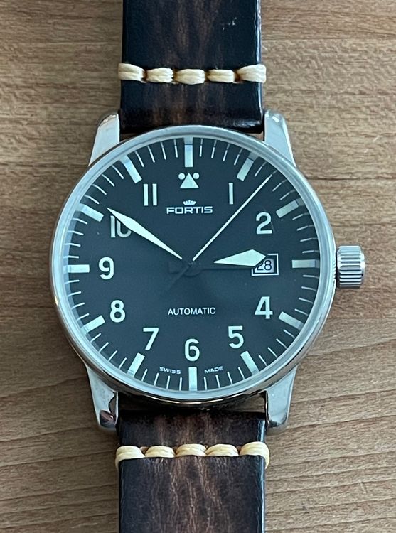 FORTIS Classic Pilot Automatic Date Referenz 593.10..46 (Gebraucht) in ...