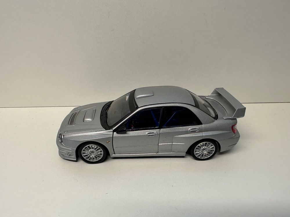 Subaru Impreza WRX STi (Bugeye) 1:24, silbrig,WRC Ausführung | Kaufen auf Ricardo