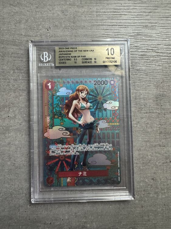 One Piece tcg jp OP01016 Nami SP PAR BGS10 (Gebraucht) in Kreuzlingen ...
