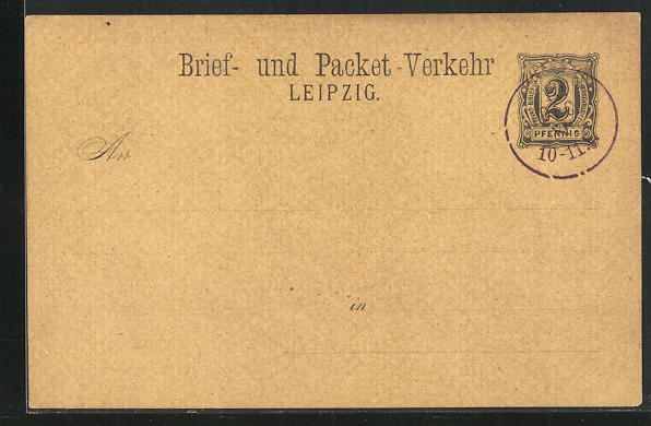 Leipzig, Brief- und Packet-Verkehr, Priv | Kaufen auf Ricardo