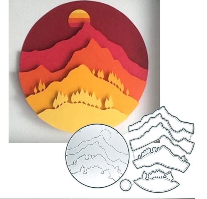 Neues Stanzschablonen-Set Berge NEU (Neu und originalverpackt) in Effretikon für CHF 9.5 – mit ...