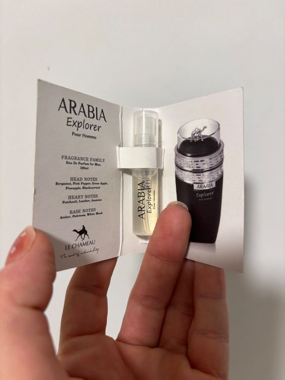 LE CHAMEAU ARABIA Explorer EDP 2ml. Sample. (MONT BLANC ARAB (Neu und ...