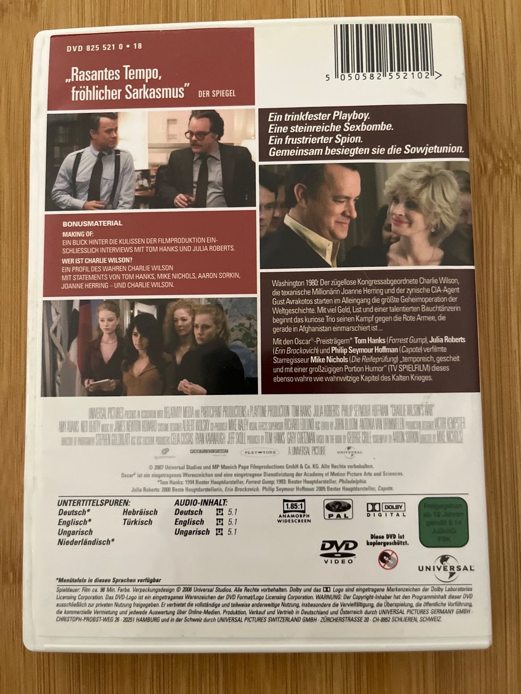 Der Krieg des Charlie Wilson (2008) DVD 📀 - Tom Hanks (Neu (gemäss Beschreibung)) in Sierre für ...