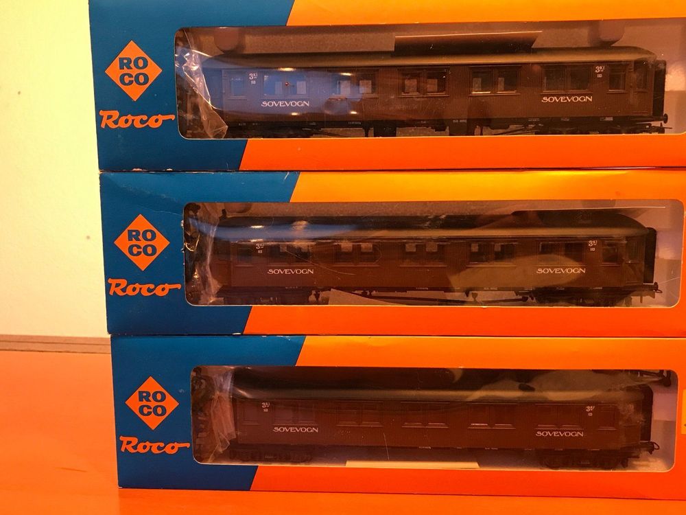 Roco 4221 H0 3 x Sovevogn Personenwagen (D'occasion) à Waltenschwil ...