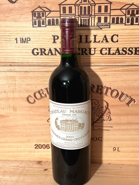 1 Flasche 75cl Château Margaux 2003 - PP99, WS98, Vinum 20 (Neu und ...