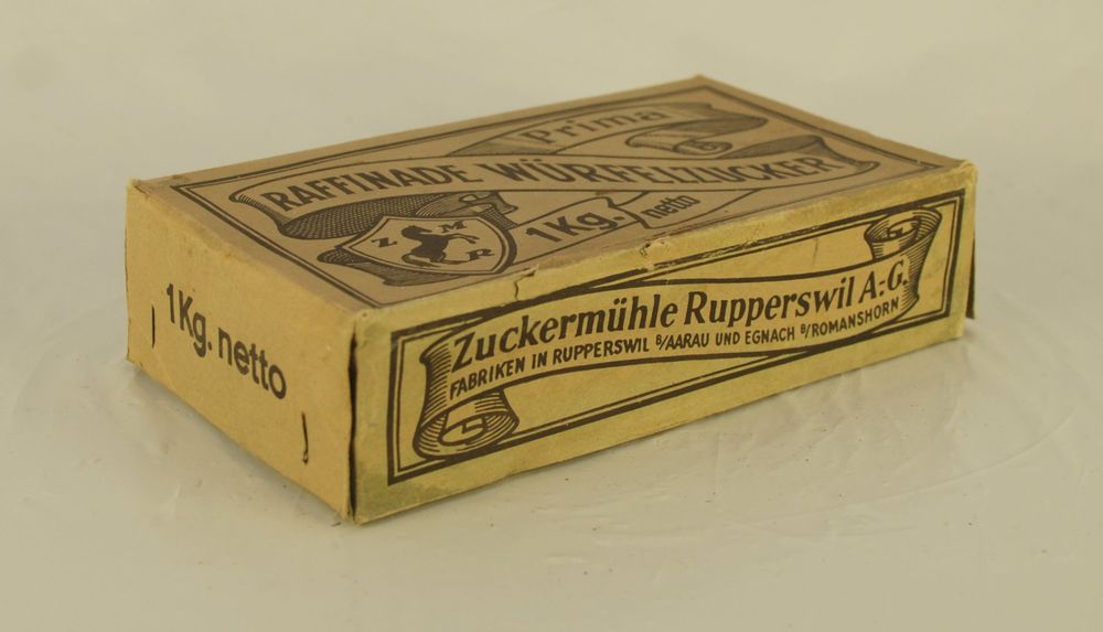 Alte Würfelzucker Packung 1 Kg, Zuckermühle Rupperswil (Gebraucht) in ...