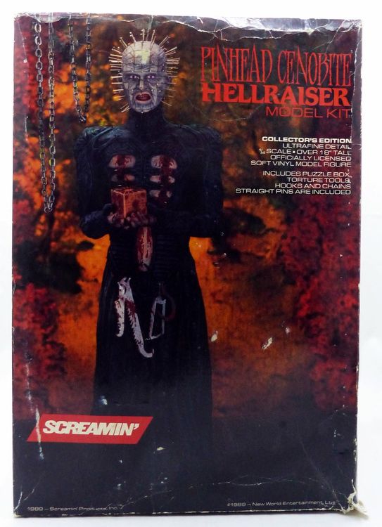 PINHEAD CENOBITE HELLRAISER HORROR MODEL KIT SCREAMIN 1989 (Neuf (Voir ...