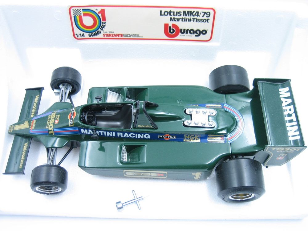 Lotus MK4/79 Martini-Tissot Bburago 1:14 RAR | Kaufen auf Ricardo