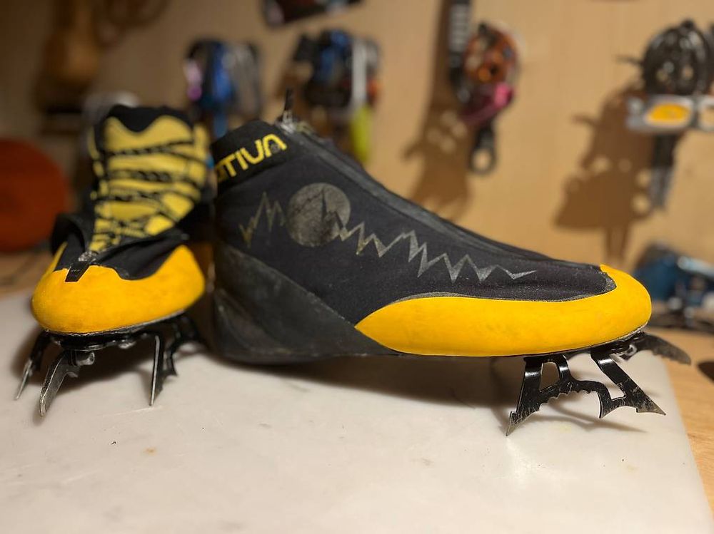 La Sportiva mega ice evo Dry Tooling Eisklettern 42 1/2 - 43 (Gebraucht ...
