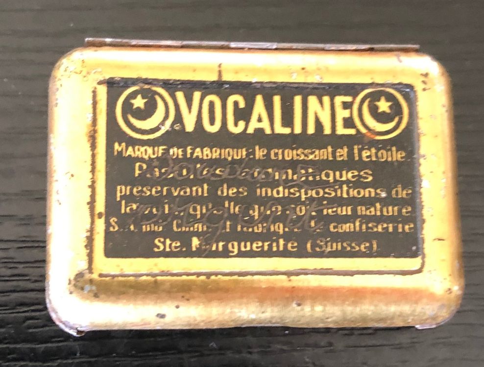 Dose VOCALINE rechteckig Büchse selten Sammler Deko (Gebraucht) in ...