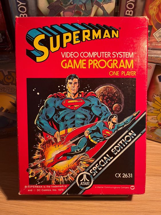Superman Special Edition Atari CX 2631 DC Comics Retro OVP | Kaufen auf ...