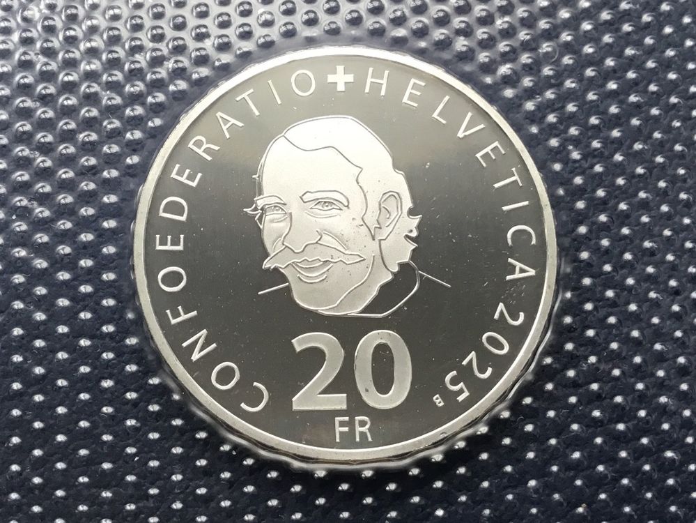 20 Franken JEAN TINGUELY 2025 Unzirkuliert stgl Ausverkauft (Neu und ...