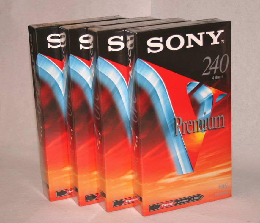 Video Kassette Sony VHS 240 (Neu und originalverpackt) in Aeschi SO für CHF 12 – mit Lieferung ...