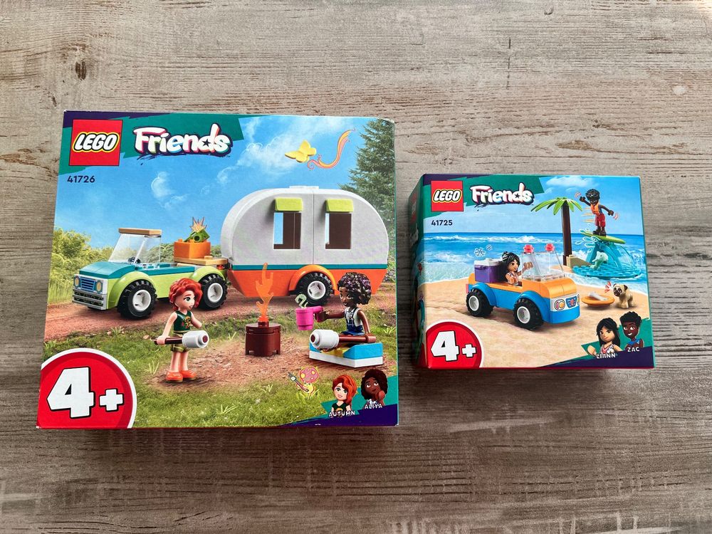 Lego Friends 41726 Campingausflug & 41725 Strandbuggy-Spass | Kaufen ...