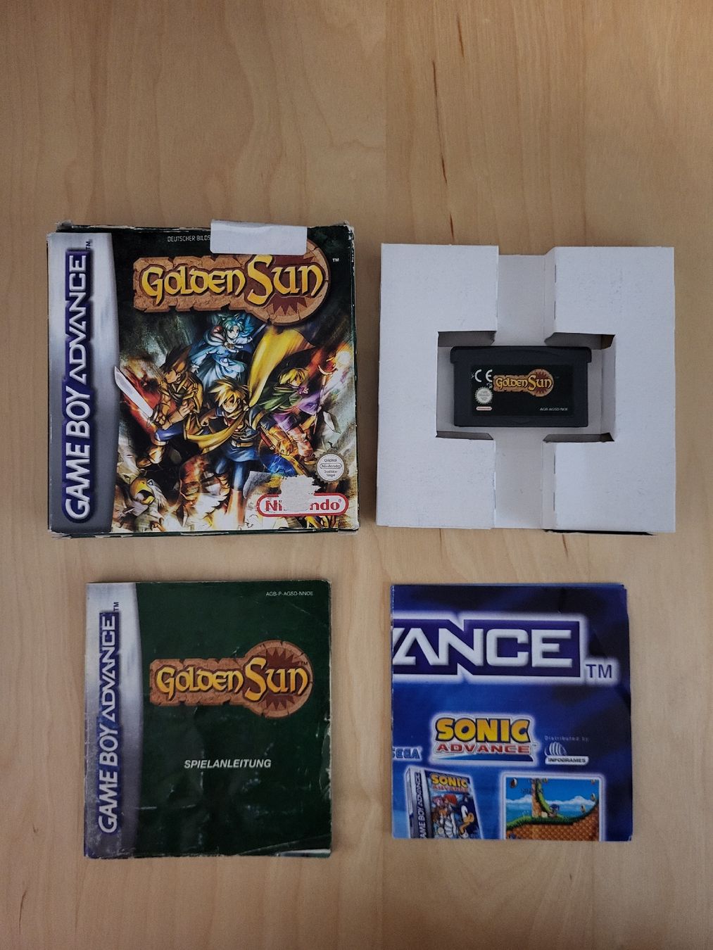 Golden Sun – GBA Klassiker | Komplett mit OVP + Anleitung | (Gebraucht ...
