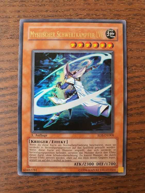 🔥 Yugioh: Mystischer Schwertkämpfer LV6 RDS-DE008 UR 🔥 (Gebraucht) in Arbon für CHF 29 – mit ...