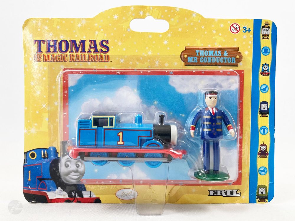 Thomas & Mr. Conductor Ertl 1/64 Die Cast MAGIC RAILROAD OVP | Kaufen ...